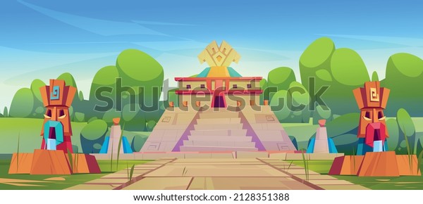 2,084 Aztec Temples Stock Vectors, Images & Vector Art | Shutterstock