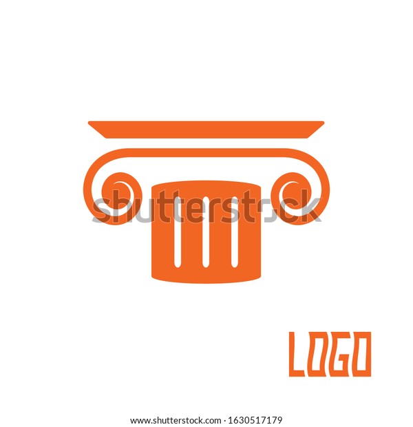 Ancient Column Logo Design Your Interior 库存矢量图（免版税）1630517179 ...