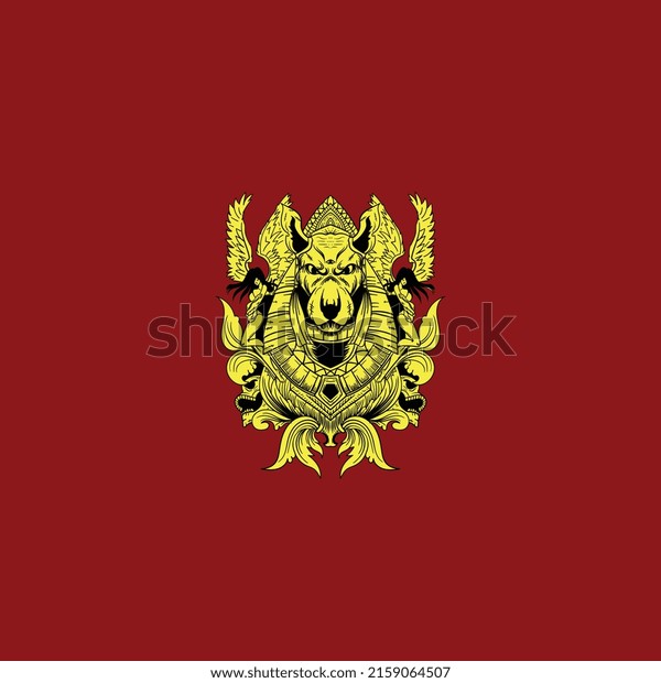Ancient Egyptian God Anubis Vector Illustration: เวกเตอร์สต็อก (ปลอดค่า ...