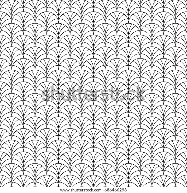 Ancient Egyptian Palm Tree Leafs Grid Stock Vector (Royalty Free ...