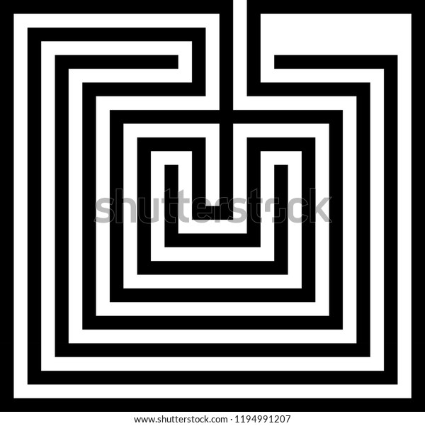 Ancient Greek Labyrinth Vector Your Design Stock Vector (Royalty Free ...