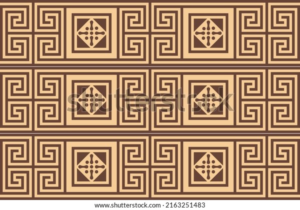 Ancient Greek Ornament Pattern Design Stock Vector (Royalty Free ...