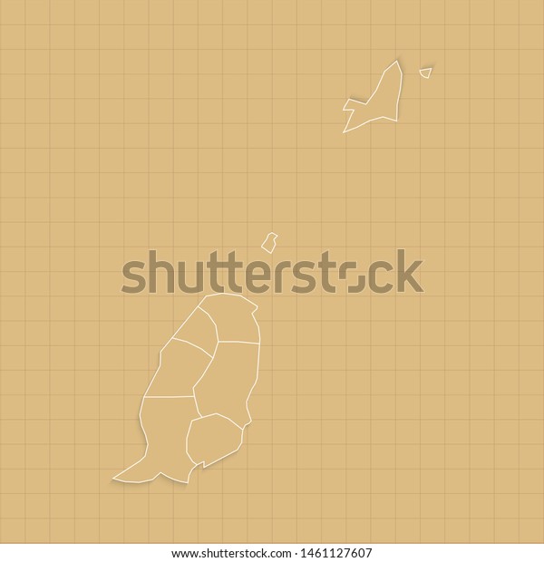 Ancient Grenada Map Old Paper Background Stock Vector (Royalty Free ...