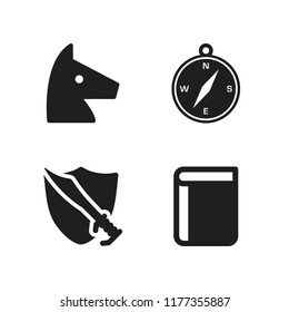 Ancient Icon 4 Ancient Vector Icons Stock Vector (Royalty Free ...
