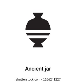Ancient Jar Icon Vector Isolated On Stock Vector (Royalty Free) 1186241227