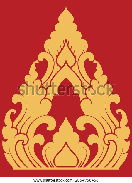 Ancient Lao Art Lao Style Before Stock Vector (Royalty Free) 2054958458 ...