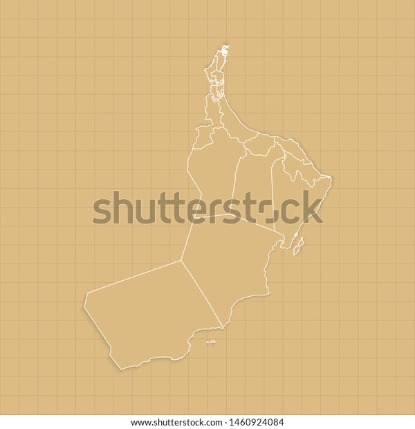 Ancient Oman Map Old Paper Background Stock Vector (Royalty Free ...