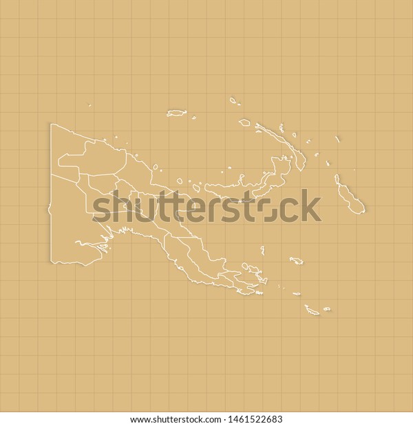 Ancient Papua New Guinea Map Old 库存矢量图（免版税）1461522683 | Shutterstock