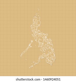 Ancient Philippines Map Old Paper Background Stock Vector (Royalty Free ...