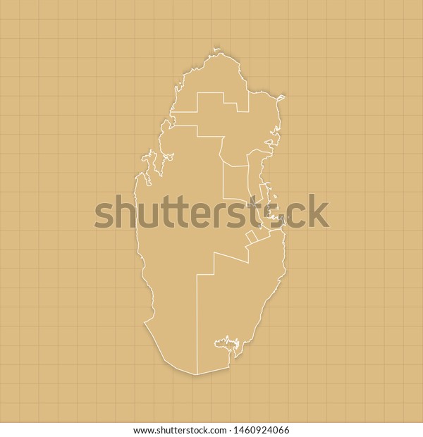 Ancient Qatar Map Old Paper Background: เวกเตอร์สต็อก (ปลอดค่าลิขสิทธิ์ ...