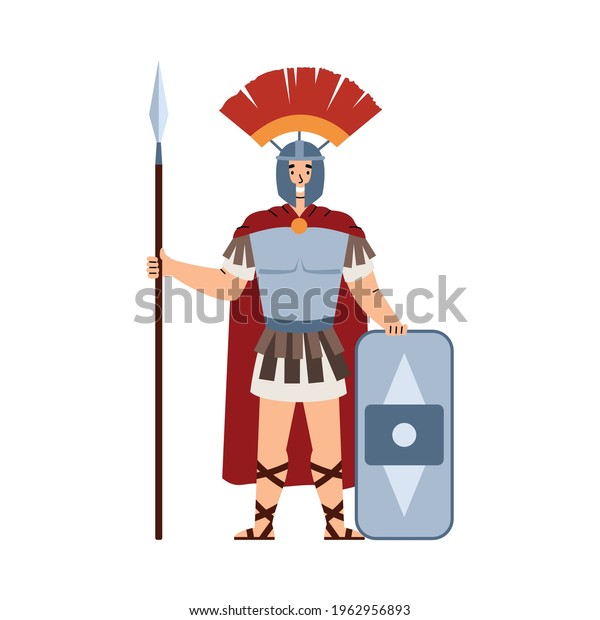 Ancient Roman Army Troop Commander Legionary: เวกเตอร์สต็อก (ปลอดค่า ...