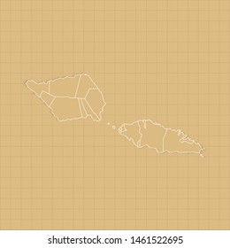 Ancient Samoa Map Old Paper Background Stock Vector (Royalty Free ...