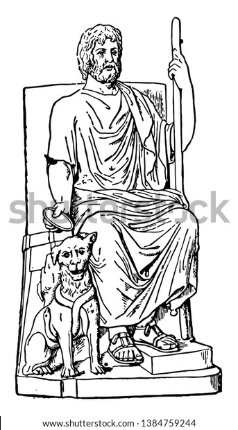 Roman God Pluto Statue