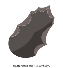 Ancient Stone Tip Scraper Ancient Man Stock Vector (Royalty Free ...