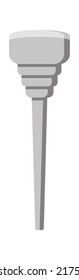 Ancient Torch Stand Vector Illustration Stock Vector (Royalty Free ...