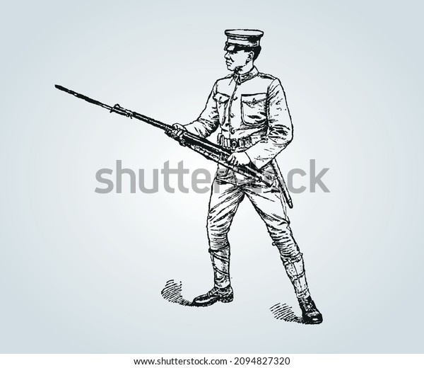 Ancient War Abstract Character Illustration Stock Vector (Royalty Free ...