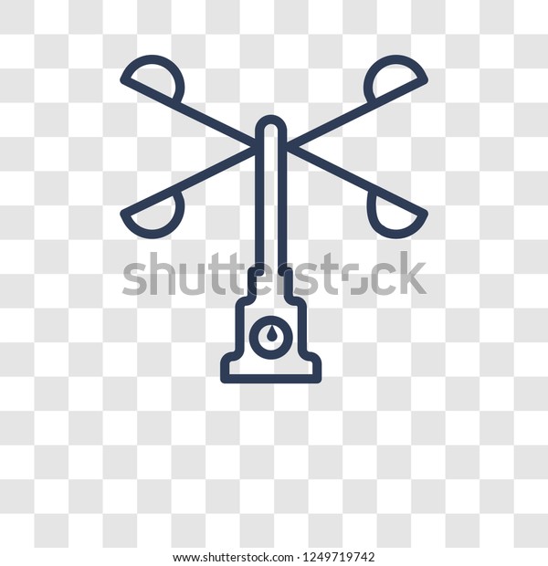 Anemometer Icon Trendy Anemometer Logo Concept Stock Vector (Royalty ...