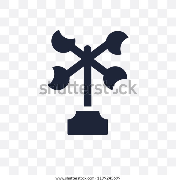Anemometer Transparent Icon Anemometer Symbol Design Stock Vector ...