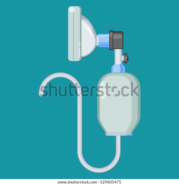Anesthesia Icon Resuscitator Symbol Breathing Bag Stock Vector (Royalty ...