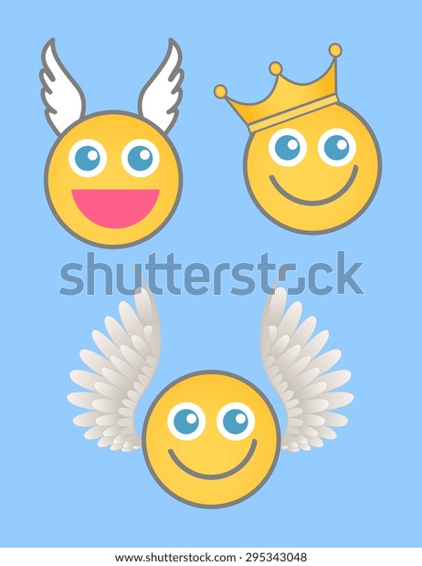 Angel Cupid King Smiley Vector Stock Vector (Royalty Free) 295343048 ...