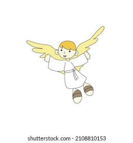 Angel Gabriel Cartoon Vector Image Stock Vector (Royalty Free) 2108810153