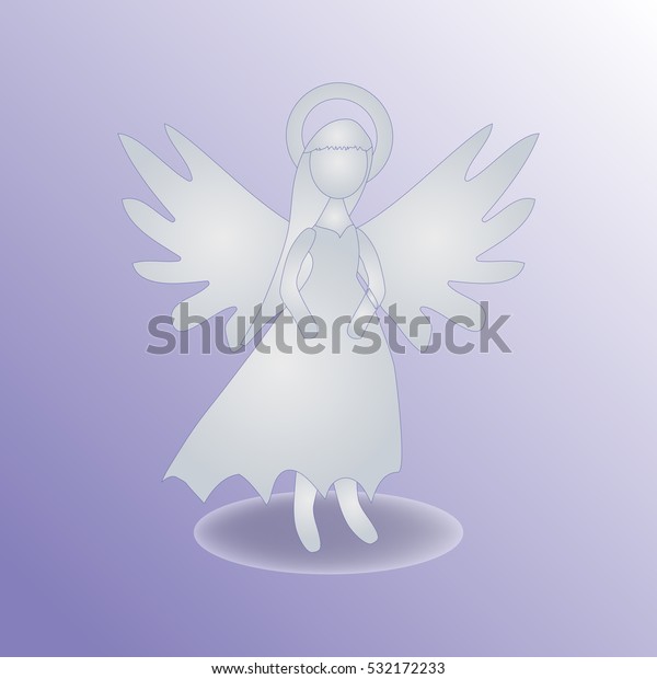 Angel Gray Icon Symbol Design Vector Stock Vector (Royalty Free ...