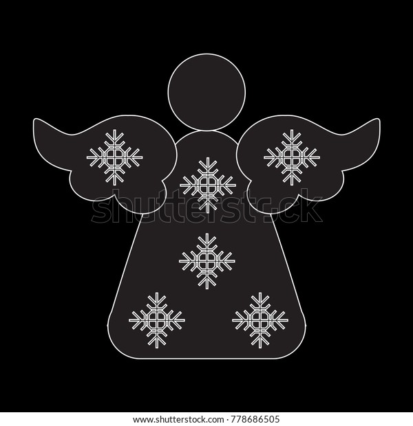 Angel Icon Symbol Design Vector Illustration Stock Vector (Royalty Free ...