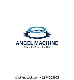 Angel Machine Icon Logo Design Vector Stock Vector (Royalty Free ...