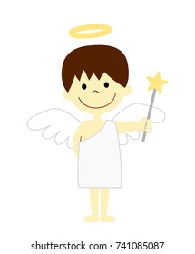 Angel Star Stick Stock Vector (Royalty Free) 741085087 | Shutterstock