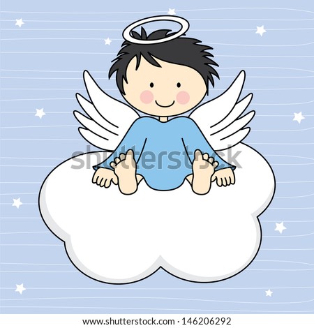 Boy Angel Drawing | Free download on ClipArtMag