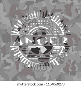 Anger On Grey Camouflaged Texture Stock Vector (Royalty Free ...