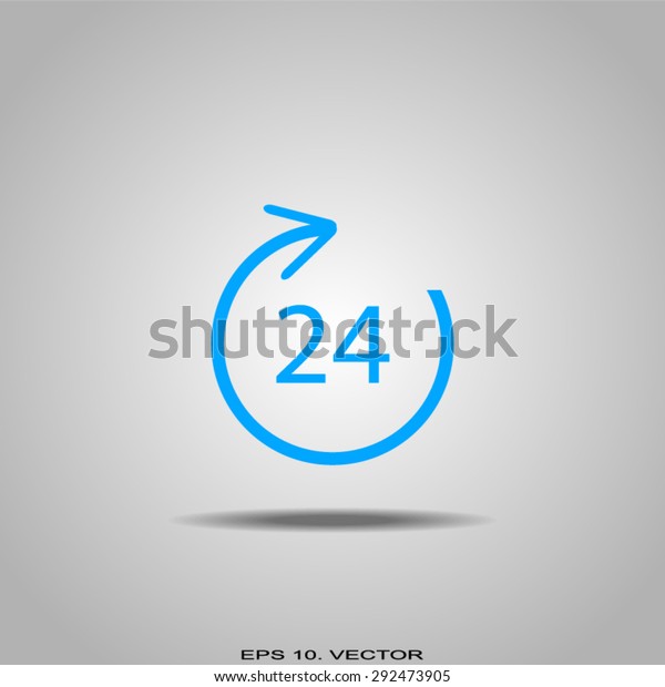 Angle 24 Degree Icon Stock Vector (Royalty Free) 292473905