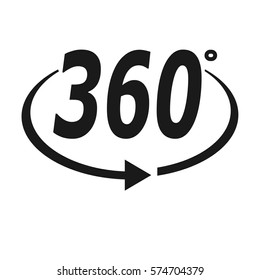 360 Degree View 360 Degree Panorama Stock Vector (Royalty Free ...