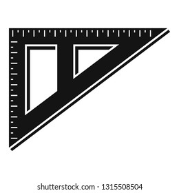 Angle Ruler Icon Simple Illustration Angle Stock Vector (Royalty Free ...