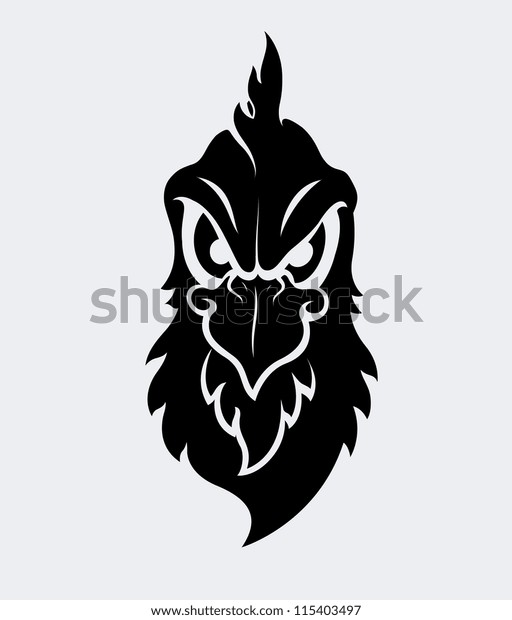 Angry Bird Mascot Vector Character Stock Vector (Royalty Free ...