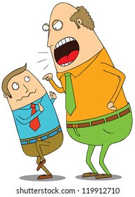 Fierce Boss Stock Vector (Royalty Free) 127933583 | Shutterstock
