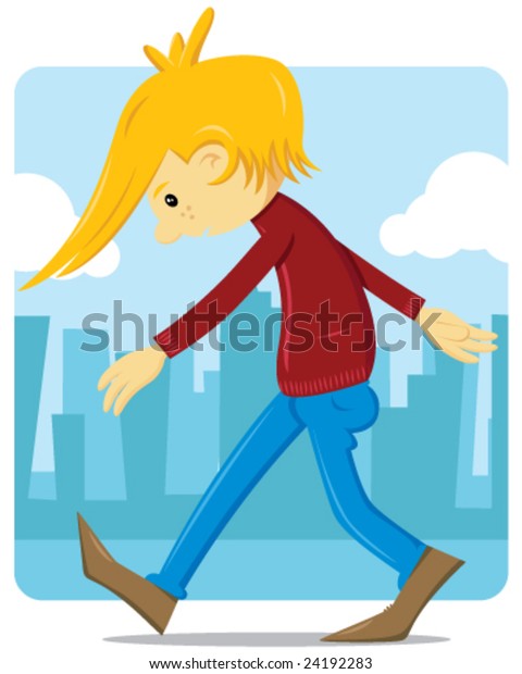 Angry Boy: vector de stock (libre de regalías) 24192283 | Shutterstock
