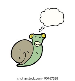 Angry Cartoon Snail Stock Vector (Royalty Free) 90767528 | Shutterstock