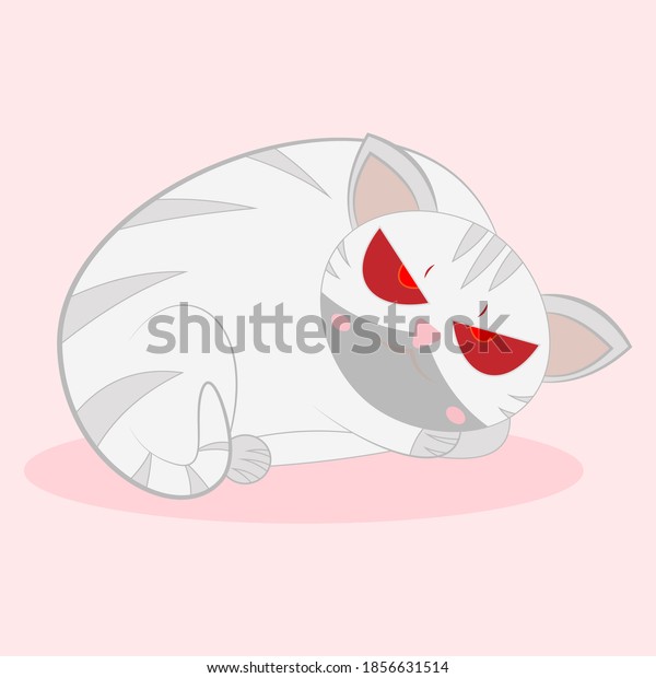 Angry Cat Cartoon Vector Clipart Stock Vector (Royalty Free) 1856631514 ...