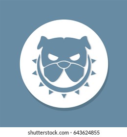 Angry Dog Symbol Stock Vector (Royalty Free) 643624855 | Shutterstock