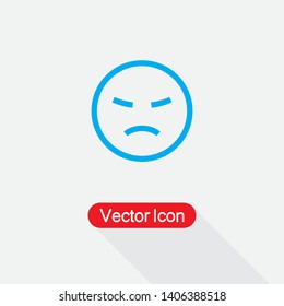 Angry Face Icon Angry Smile Icon 스톡 벡터(로열티 프리) 1406388515 | Shutterstock