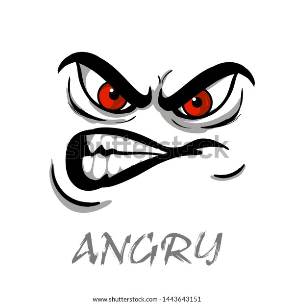 6,167 Red Cartoon Eyes Angry Images, Stock Photos & Vectors | Shutterstock