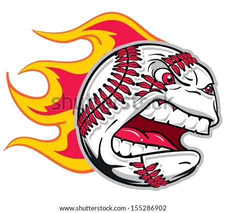 Screaming Baseball Clipart | Free download on ClipArtMag