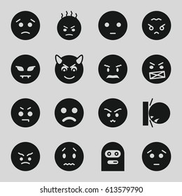 Angry Icons Set 25 Editable Filled: Vector có sẵn (miễn phí bản quyền ...