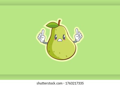 Angry Mad Bad Mood Face Emotion Stock Vector (Royalty Free) 1763217335 ...
