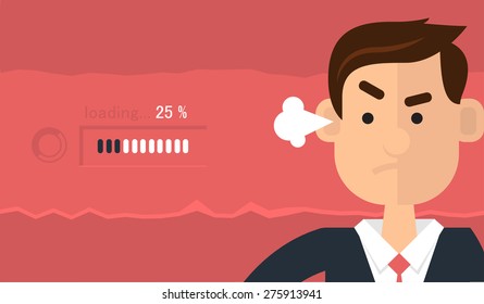 Angry Man Stock Vector (Royalty Free) 275913941 | Shutterstock