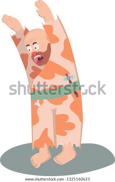 Angry Ogre Neanderthal Stock Vector (Royalty Free) 1325160623 ...