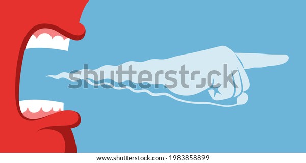 Angry Person Face Turned Red Fury Stock Vector (Royalty Free ...