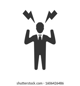 Angry Person Icon Vector Designs Stock Vector (Royalty Free) 1606426486 ...
