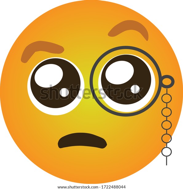 Angry Sad Expression Emoji Vector Set Stok Vektör (Telifsiz) 1722488044 ...